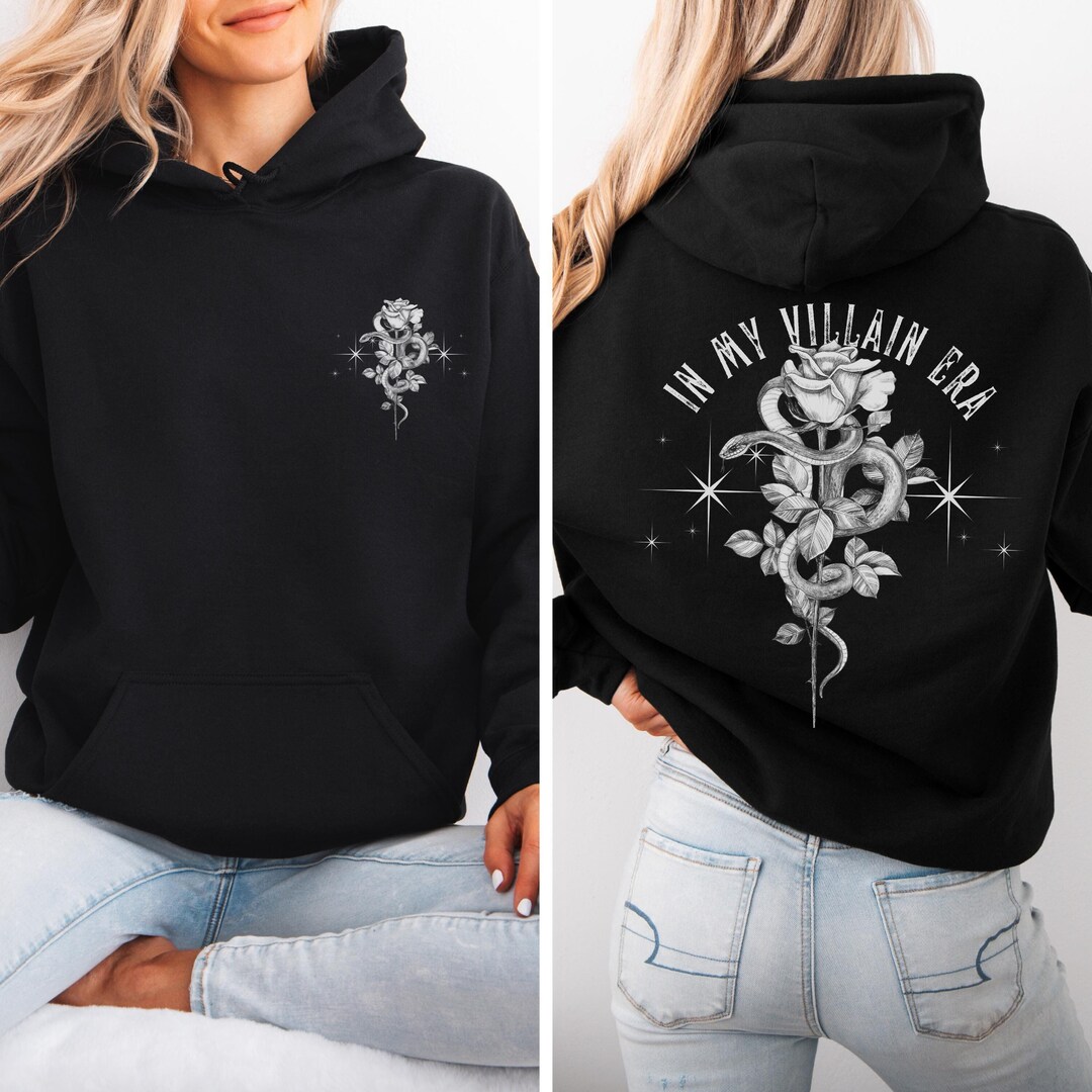 In My Villain Era Dark Romance Hoodie Booktok Merch Romantasy Shirt Bookish Things Morally Grey ...