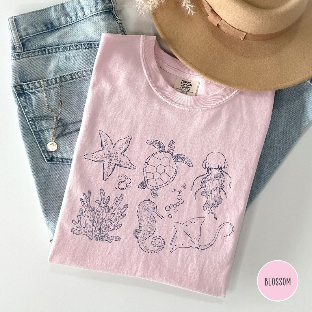 Ocean Shirt Mermaidcore Clothing Siren Shirt Sirencore Ocean Inspired ...