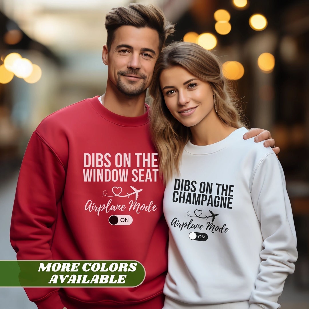 Custom Airplane Mode Sweatshirt Personalized Travel Sweater - Etsy