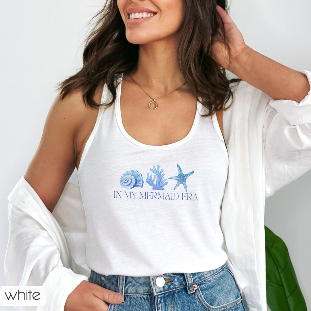 In My Mermaid Era Mermaid Top Mermaidcore Clothing Siren Shirt ...