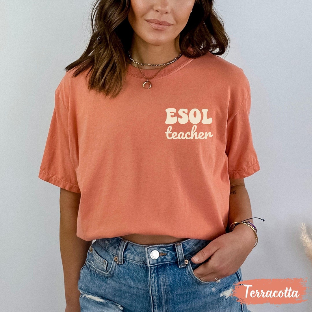 Esol Teacher Shirt ELL Teacher Shirt Multilingual Coach ESL Teacher T ...