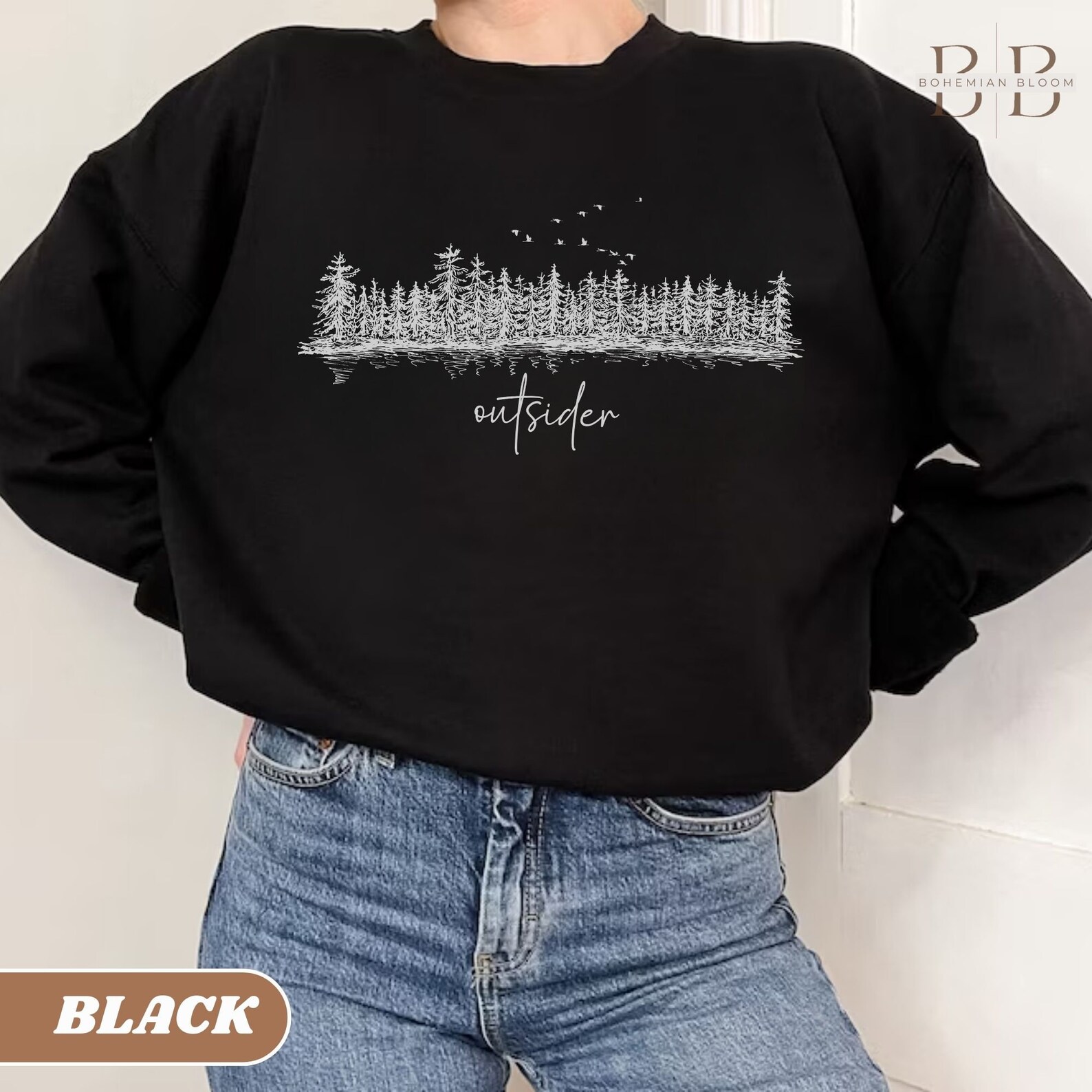 Outsider Sweatshirt, Camping Sweater, Nature Lover Gift, Outdoor ...