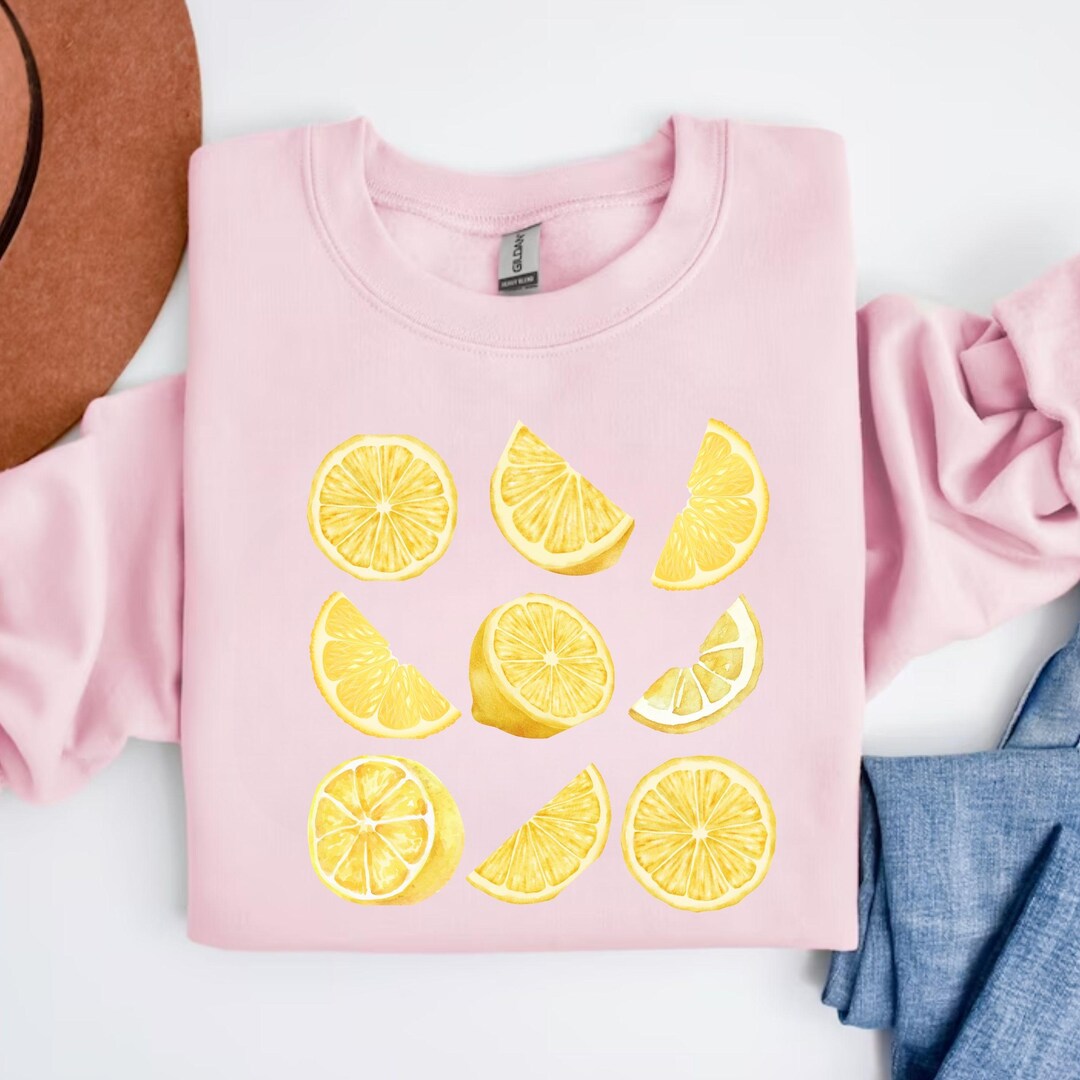 Lemon Shirt Preppy Clothes Fruit Shirt Citrus Shirt Italy Sweatshirt ...