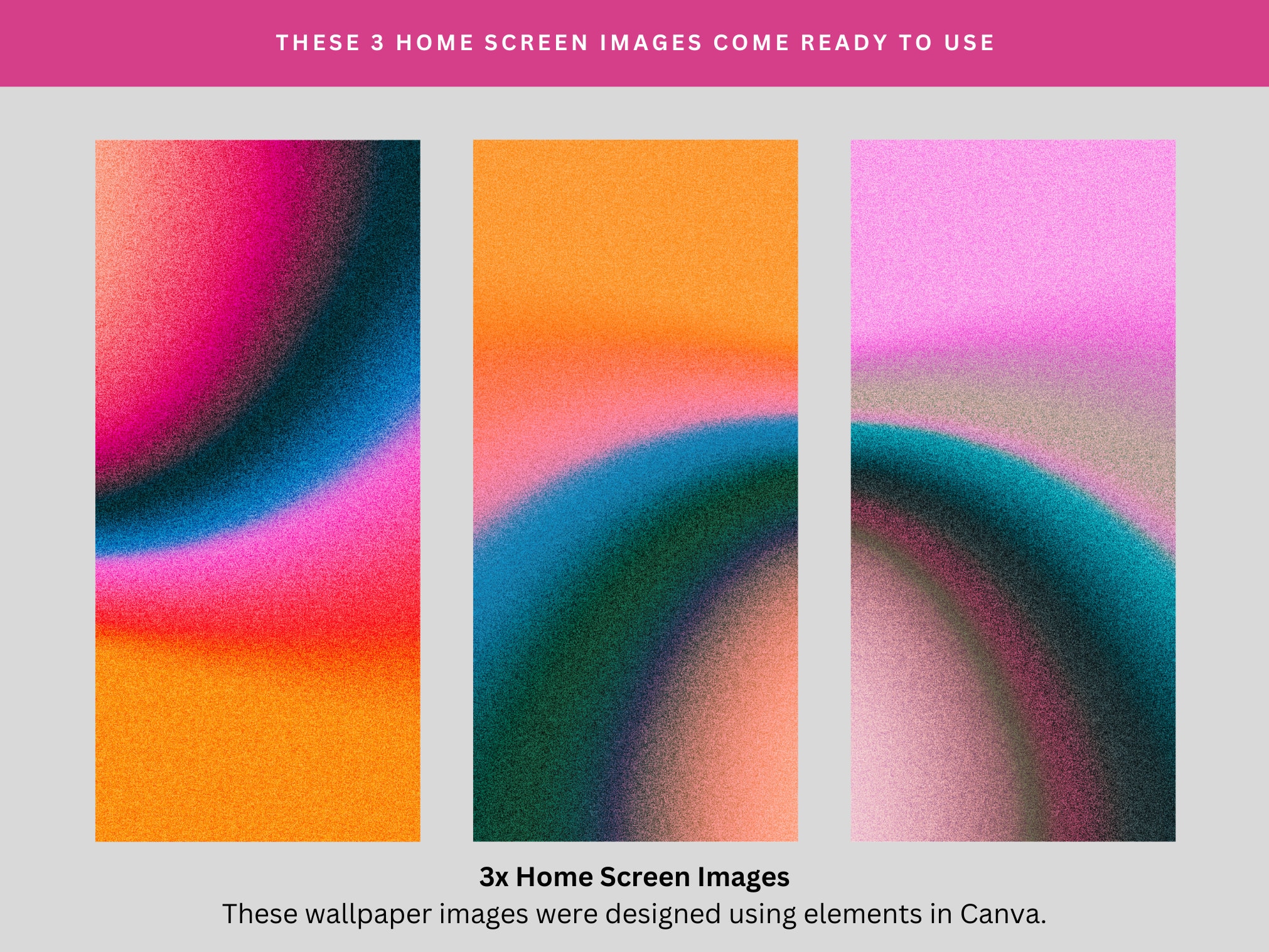IPhone Wallpaper Design With Variations | Clever Text With Gradient ...
