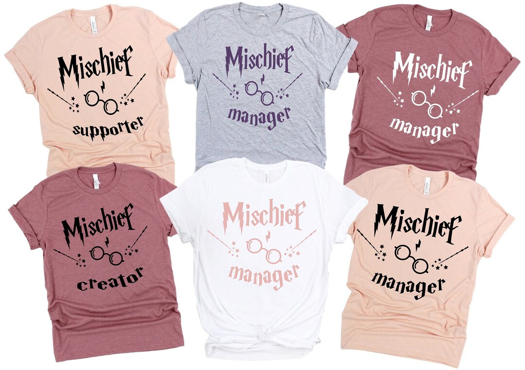 Mischief Manager Shirt, Mischief Creator Shirt, Matching Family Shirt ...