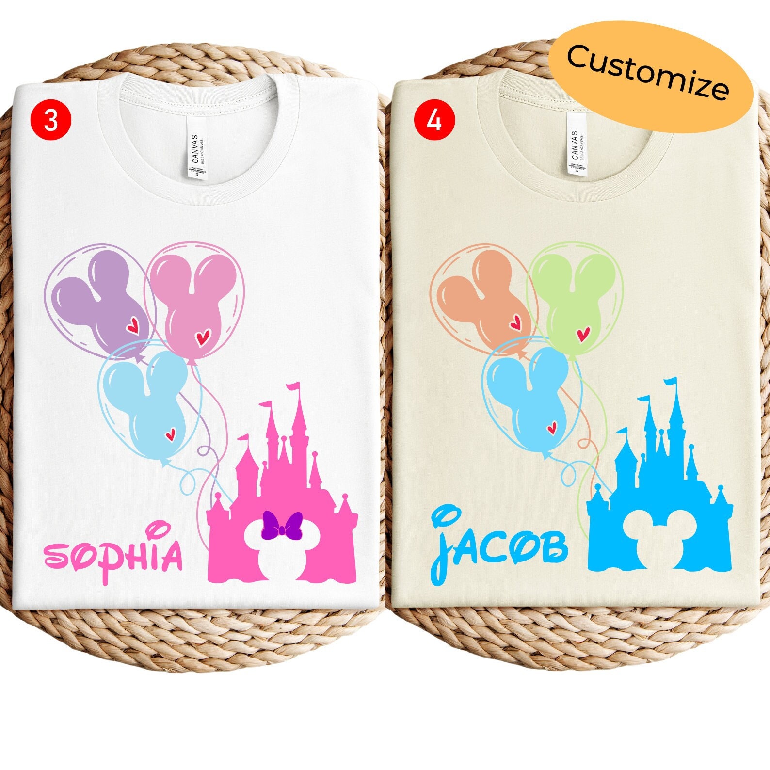 Mr. Disney, Mrs. Disney, Personalized Disney T-shirt, Mommy Disney, Dad ...