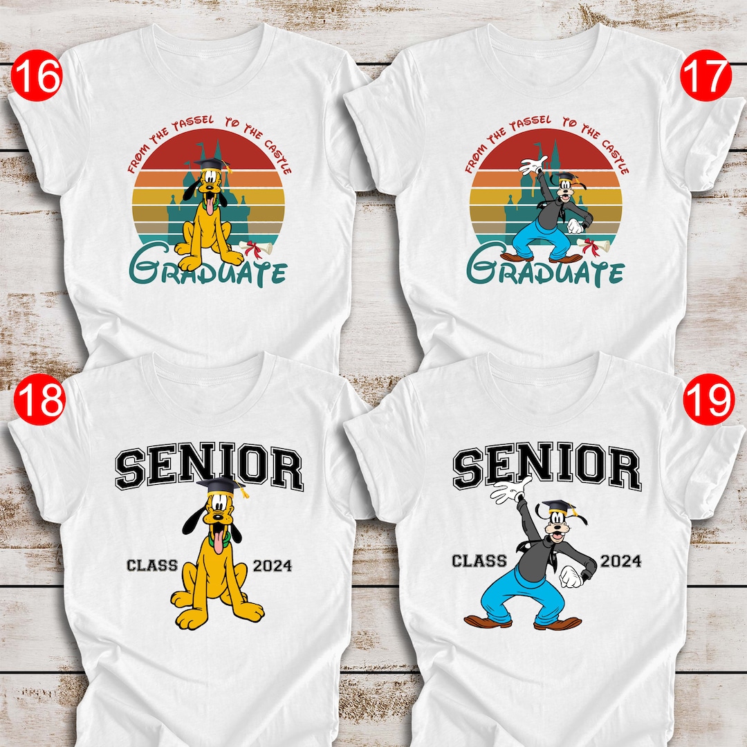 Disney Graduation 2024 Shirt, Disney Goofy Graduate Shirt, Disney Grad ...
