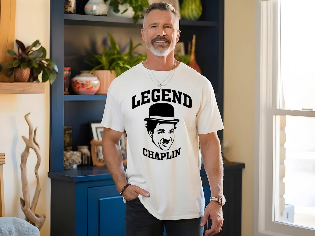 Charlie Chaplin Legend Shirt, Black Chaplin Shirt, Funny Charlie ...