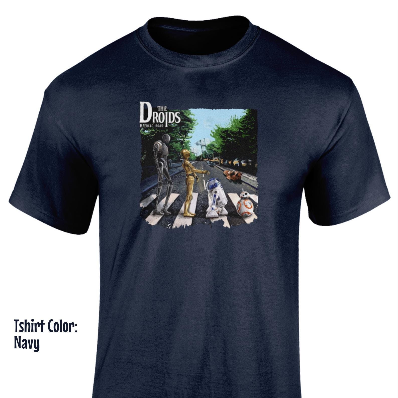 Star Wars T-shirt, Droids Abbey Road, Cute Starwars Characters ...