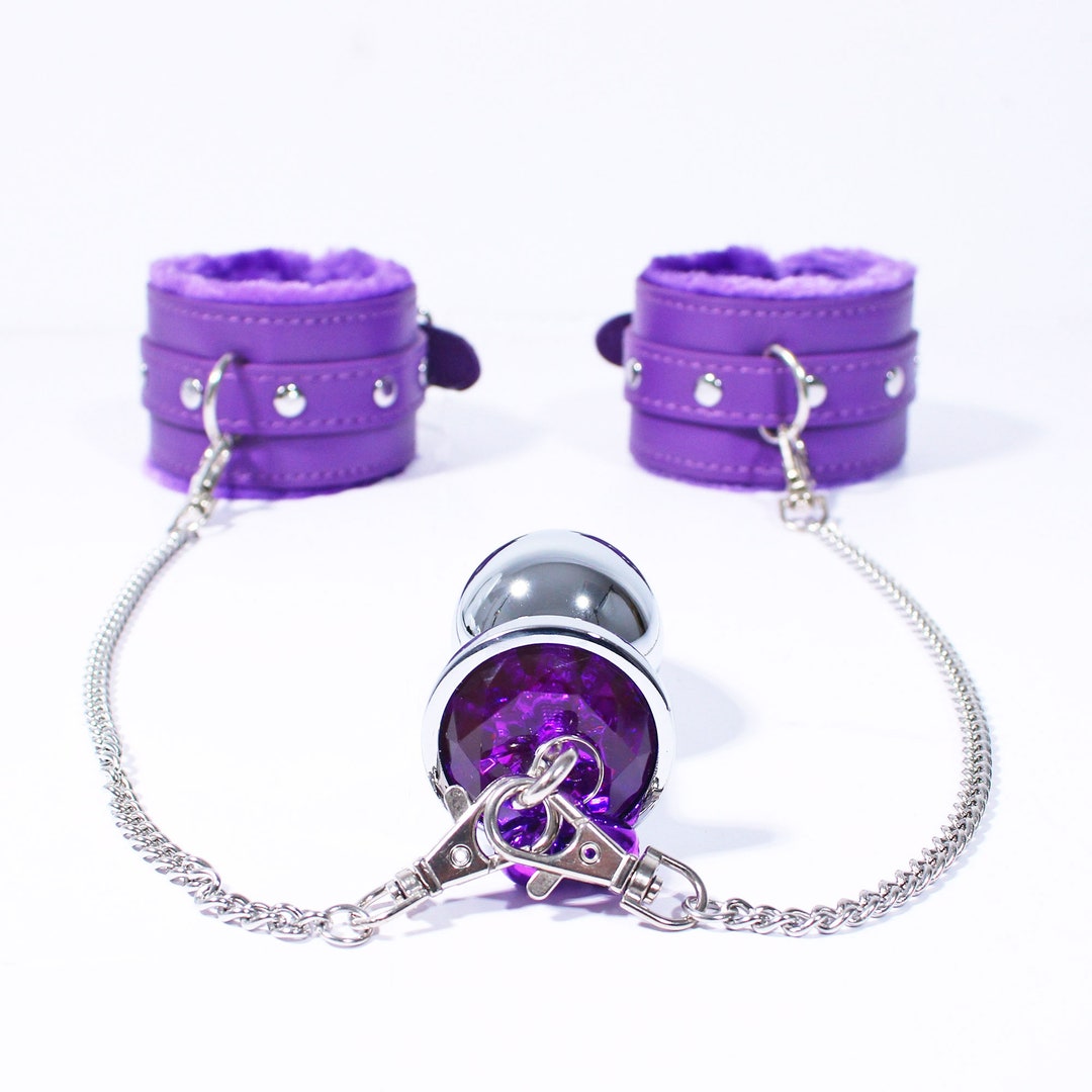 Bell Butt Plug With Fluffy Handcuff - Etsy