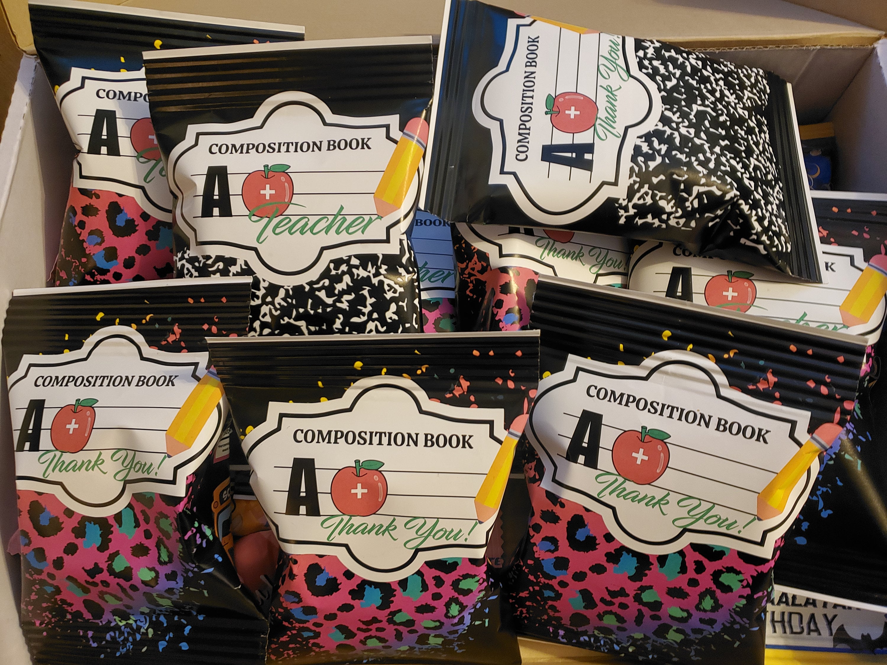 Teacher Gift Ideas | Chip Bag | Candy Bar | Coffee | Fruit Snacks ...