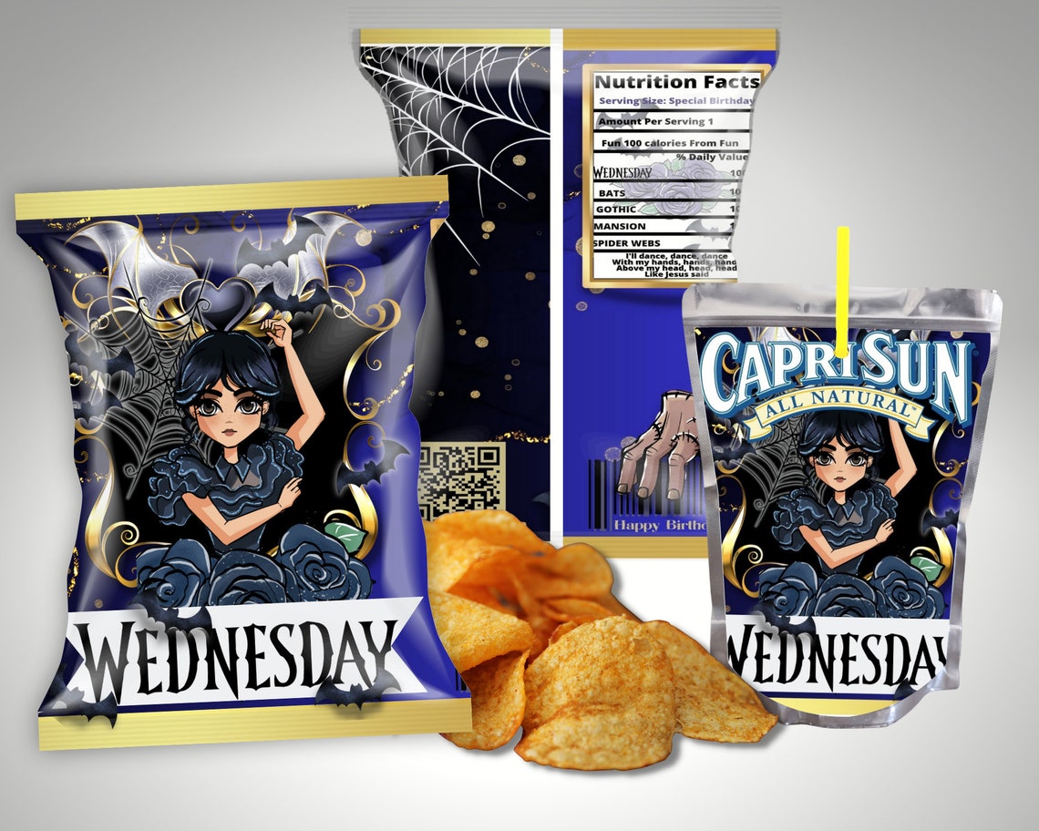 Custom Chip Bags | Printable Chip Bags | Birthday Printable | Digital ...