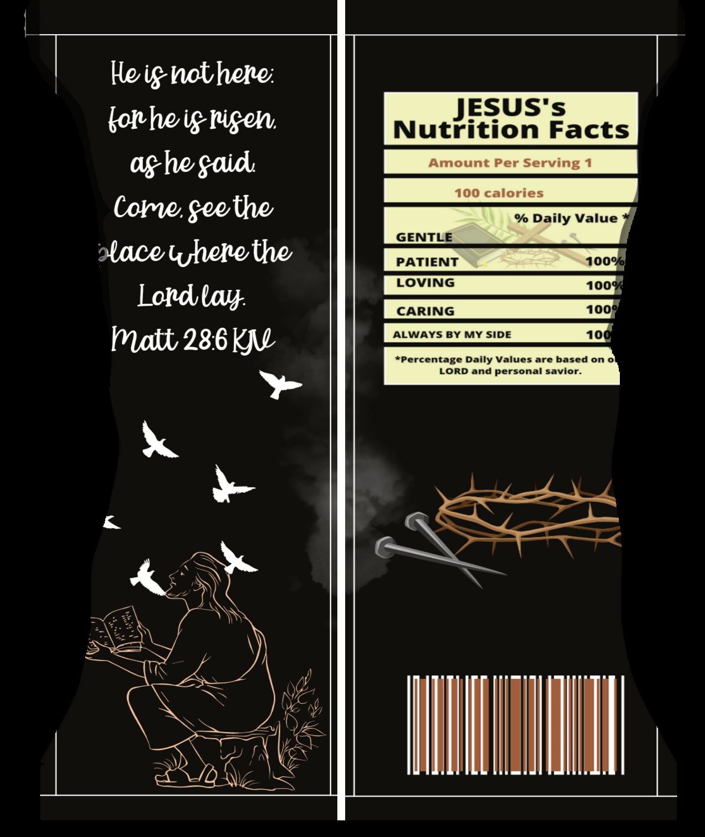 He is Risen Easter | Religious Treats Package| Chip Template| JESUS is ...