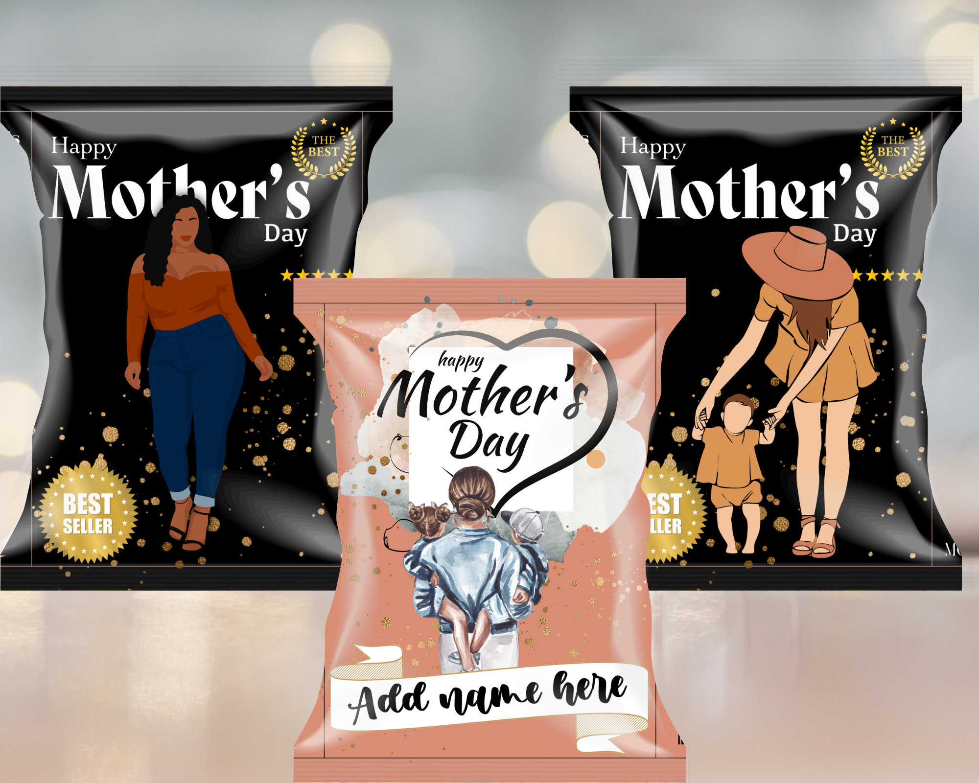 Mother's Day Basket Stuffers Mothers Day Gift Ideas Chip Bag Template ...