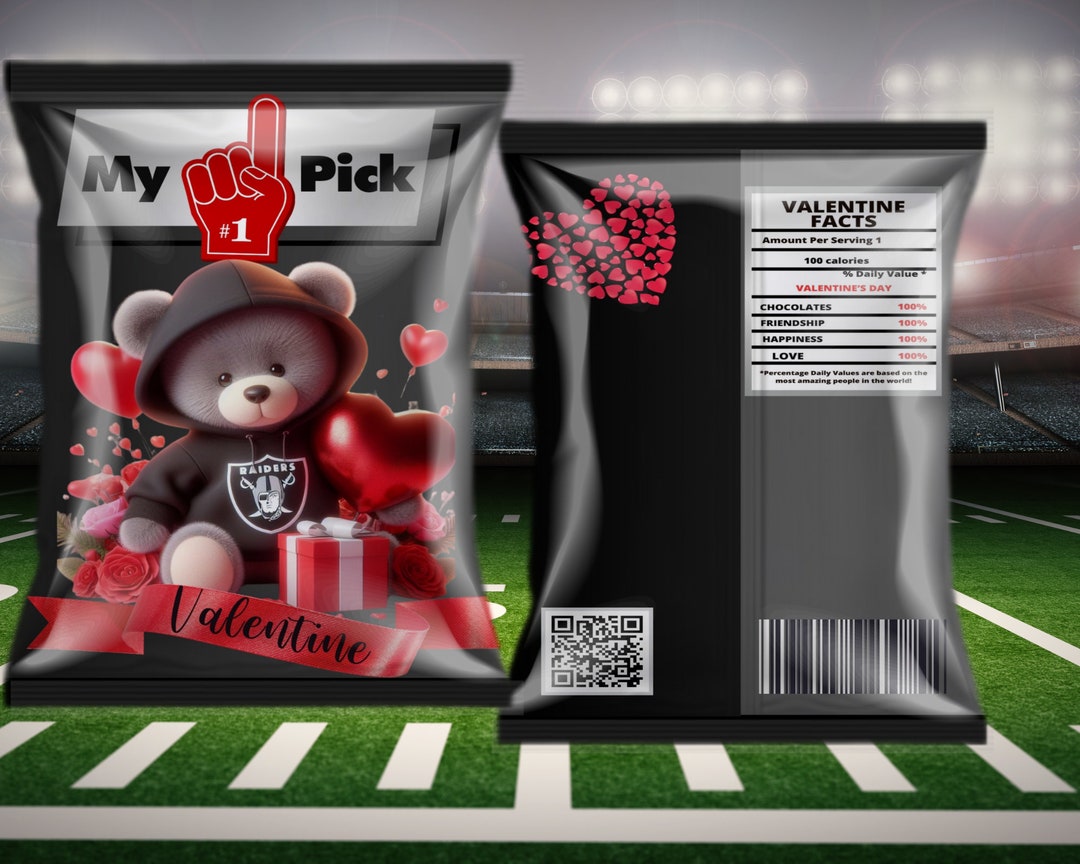 Valentine's Day, Chip Bags, Custom Printable Chip Bags, Chip Bag ...