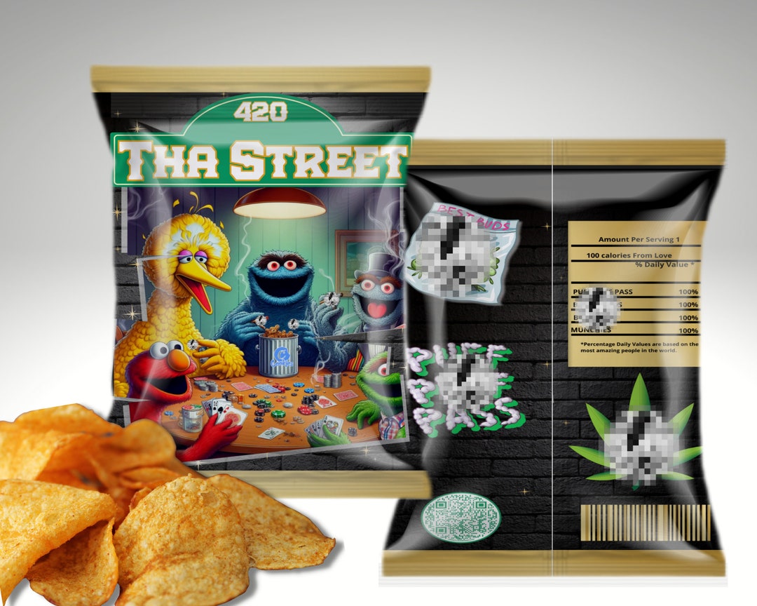 Chip Bags | Printable Chip Bag | Chip Bag Template | Chip Bag Wrappers ...