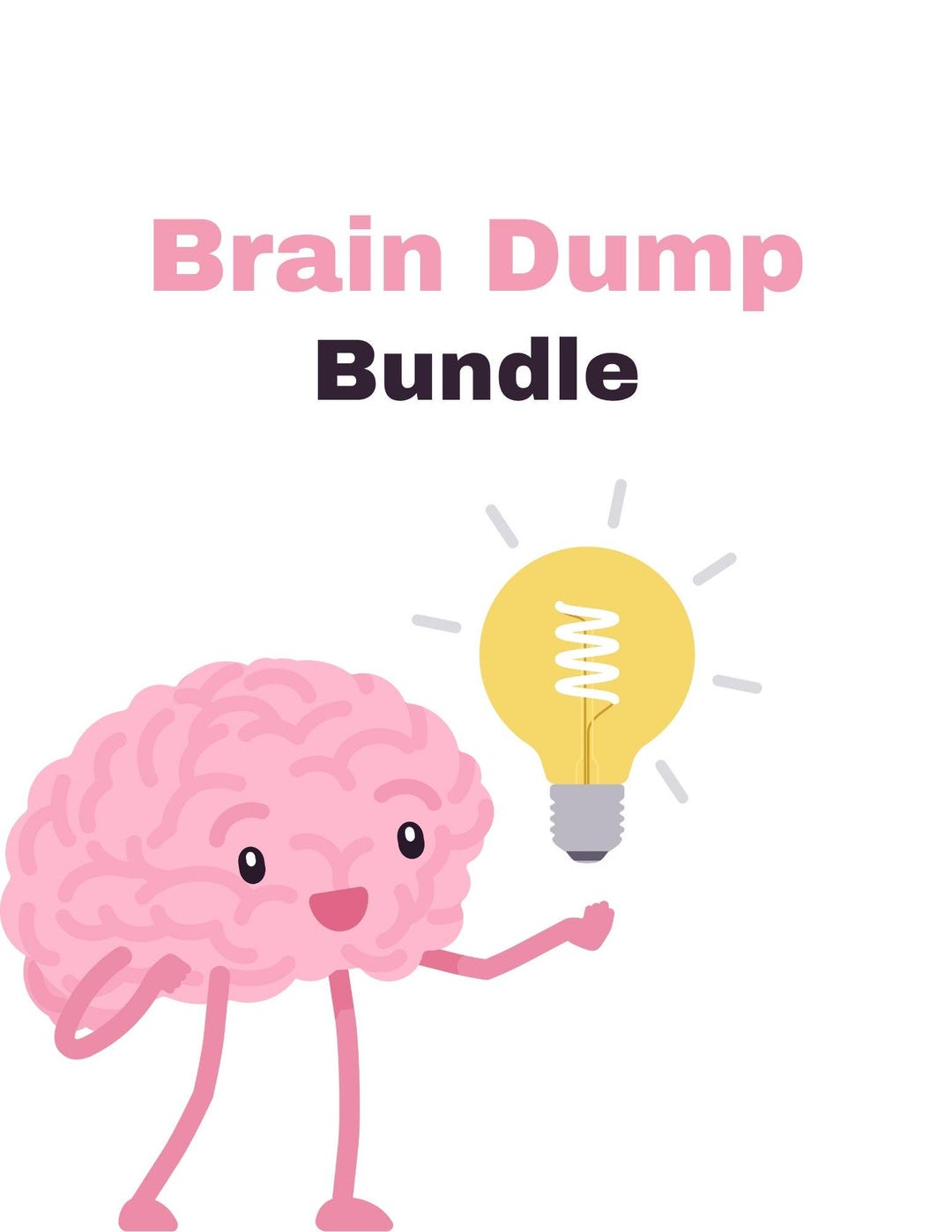 Brain Dump Bundle – Printable Mind Dump Worksheets, Mental Clarity ...
