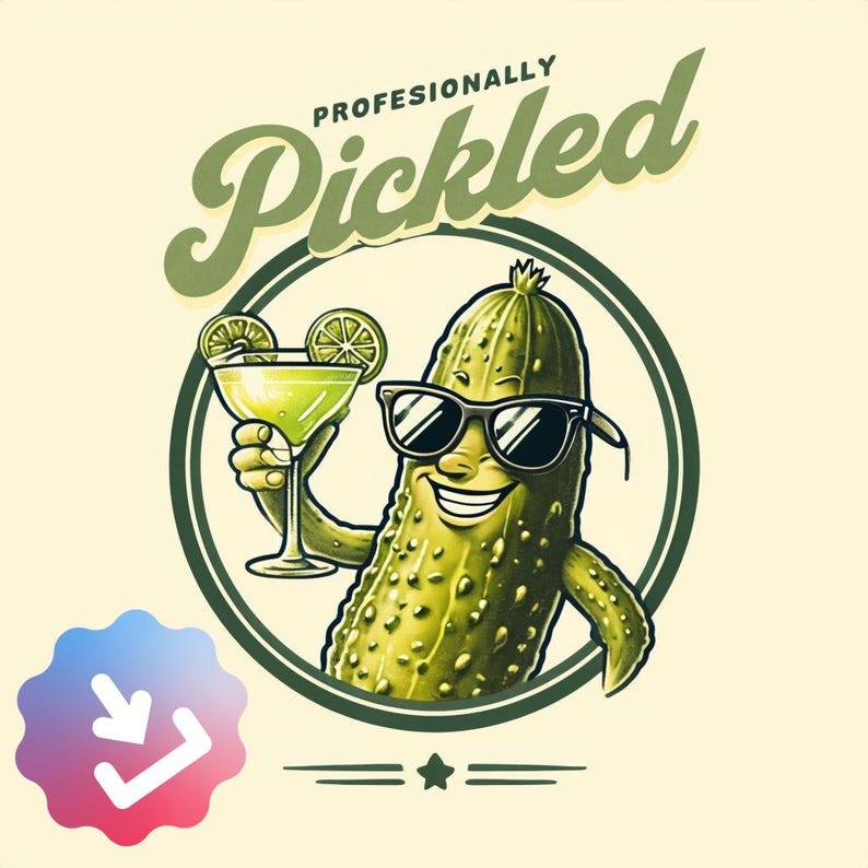 Pickled PNG | Funny Pickle T-shirt Design | Pickle Lover SVG | Drunk ...