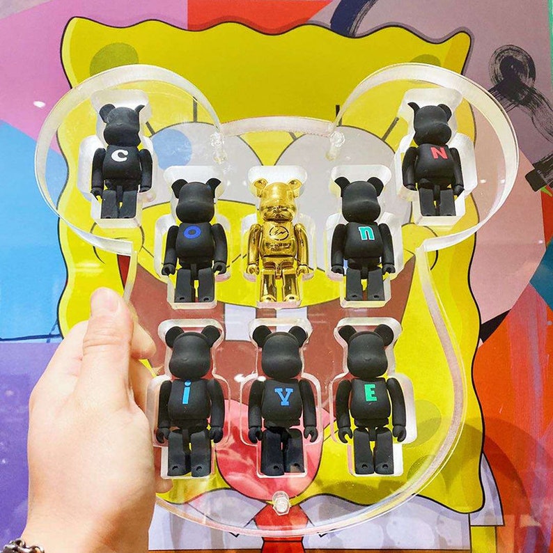 Bearbrick Display Case Acrylic for 8 100% Medicom Toy Be@rbrick - Etsy