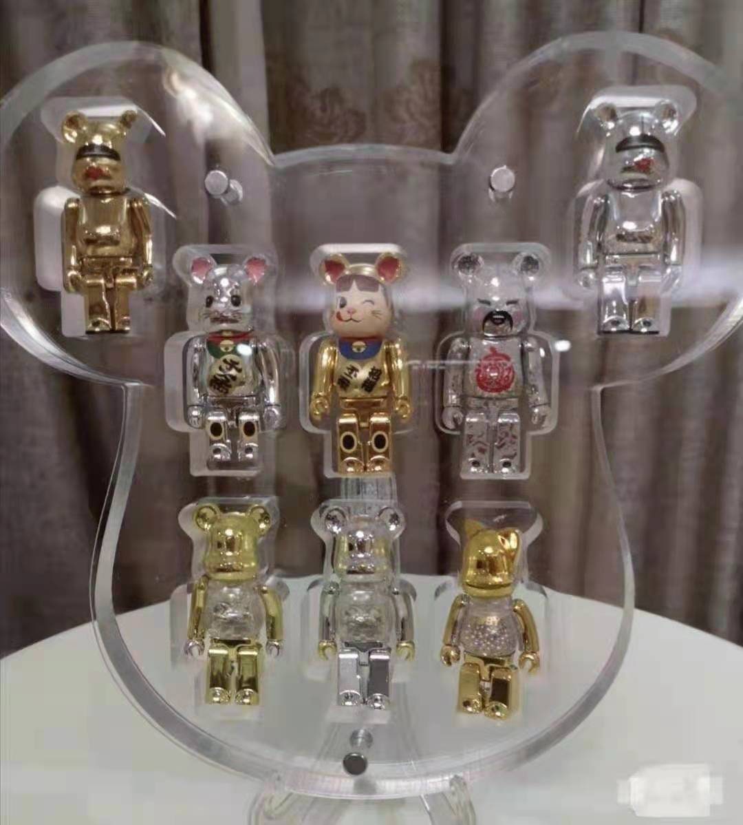 Bearbrick Display Case Acrylic for 8 100% Medicom Toy Be@rbrick - Etsy