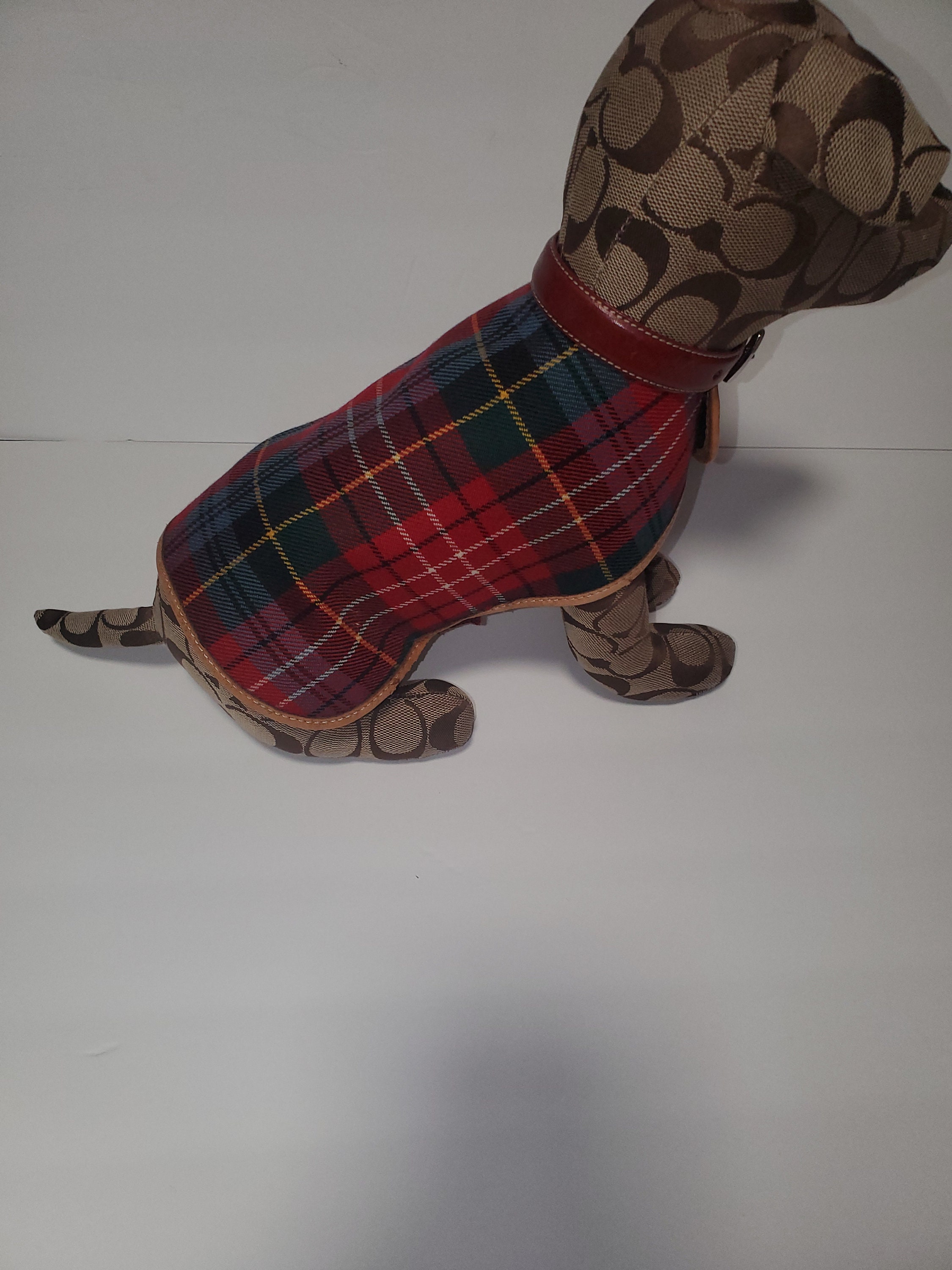 Coach Khaki Signature Collectible Dog - Etsy