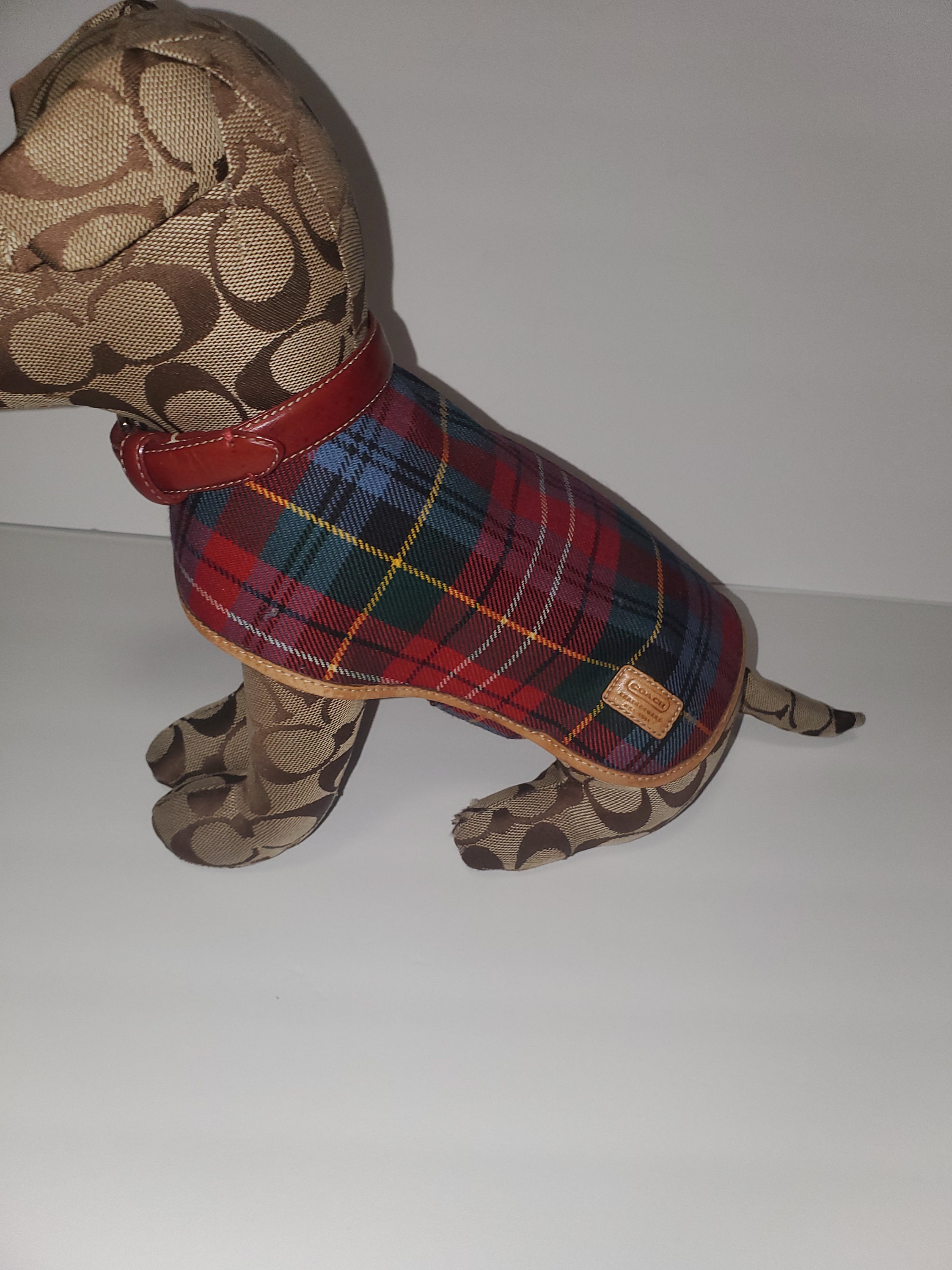 Coach Khaki Signature Collectible Dog - Etsy