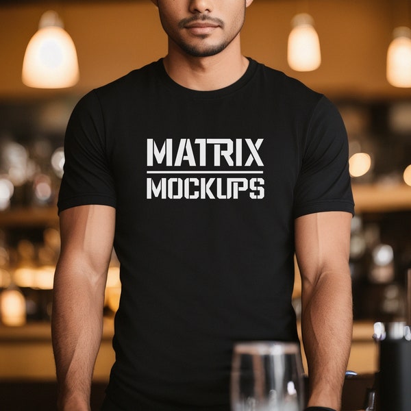 Bartender Mockup - Etsy