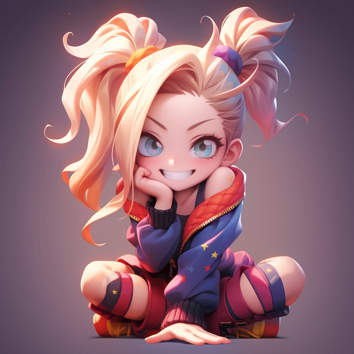 Custom Chibi Art Commission, Cute Anime Chibi Art, Chibi Couple ...