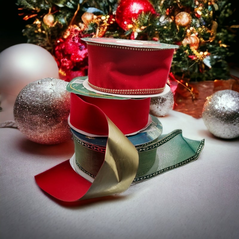 Gold Edge Ribbon - Etsy