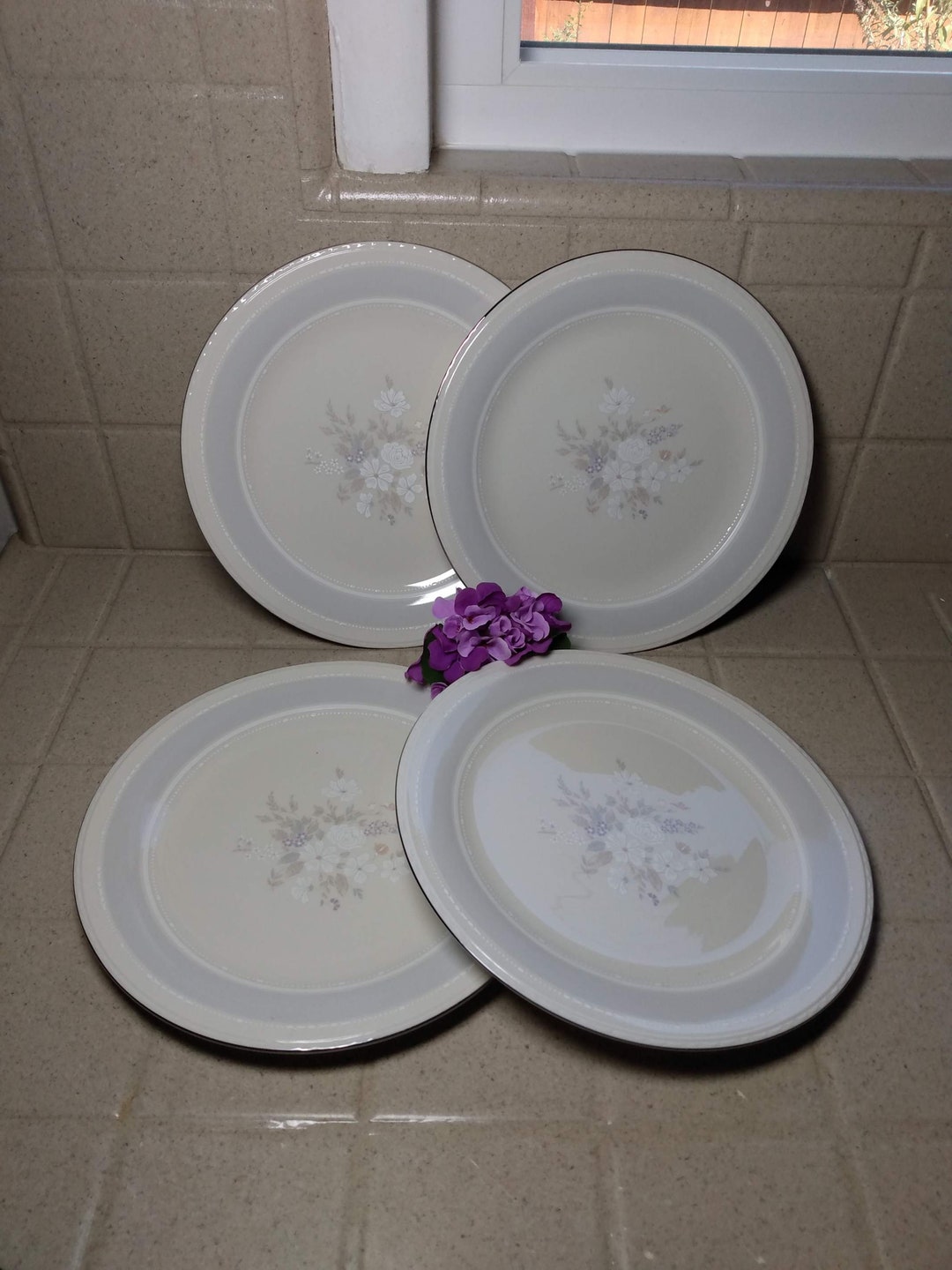 1980s Pickard Pearl Boquet 10-7/8 Inch Dinner Plates - Etsy