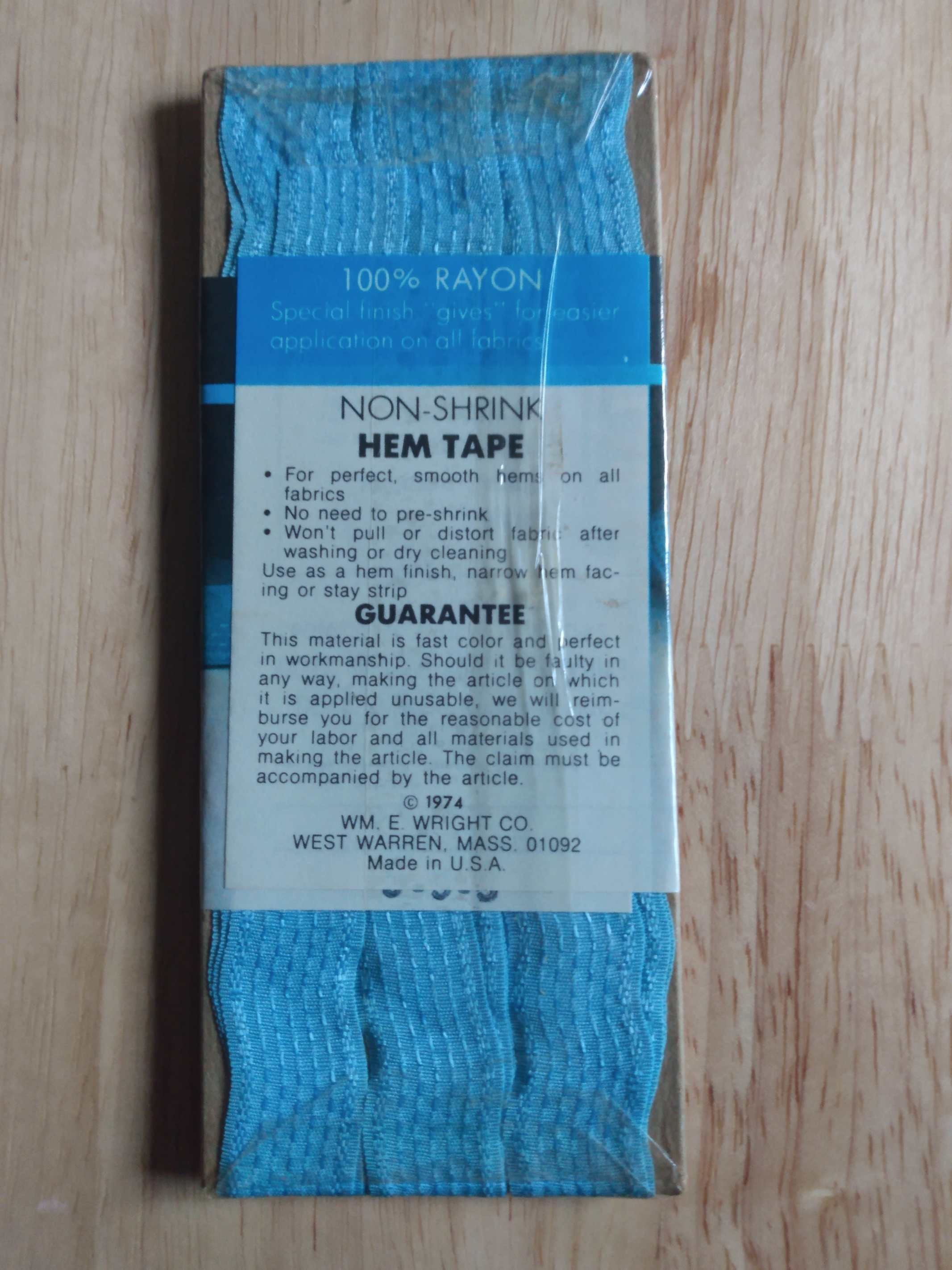 1974 Vintage Wrights Light Blue Seam Binding soft and - Etsy