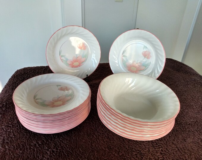 Corelle "blue Velvet" 20-piece Dinnerware Set - Etsy