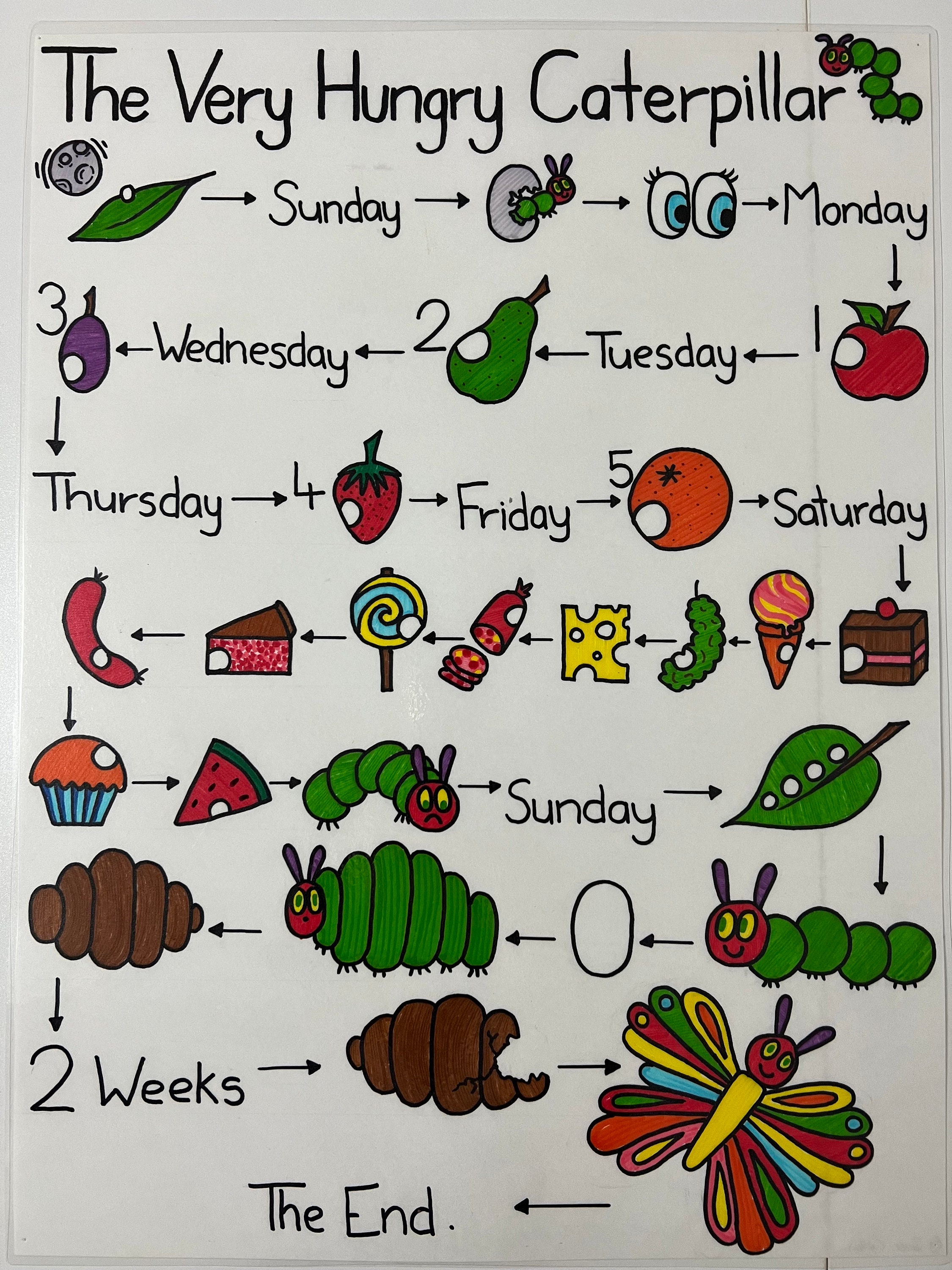 The Very Hungry Caterpillar Printables Sequencing
