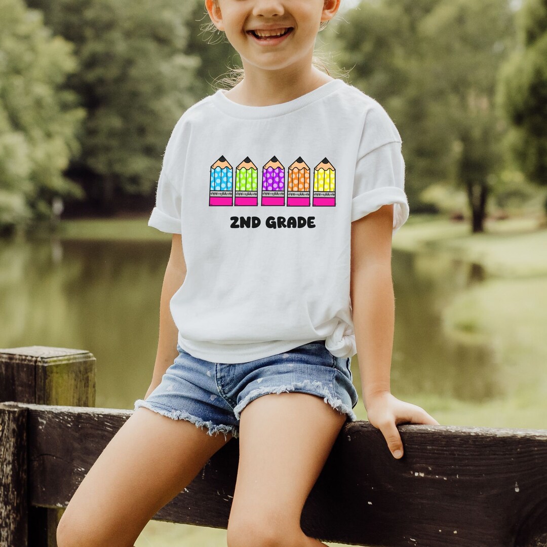 Second Grade T Shirt Children Back to School Gift for - Etsy