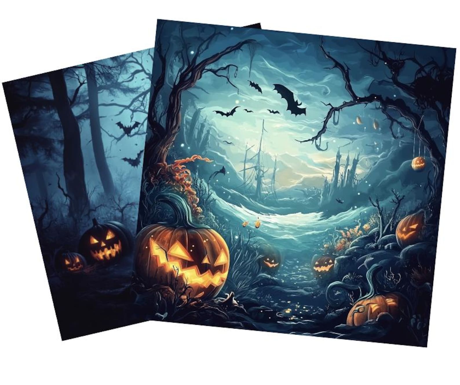 Bumper Halloween Images & Poster Borders and Backgrounds - Etsy