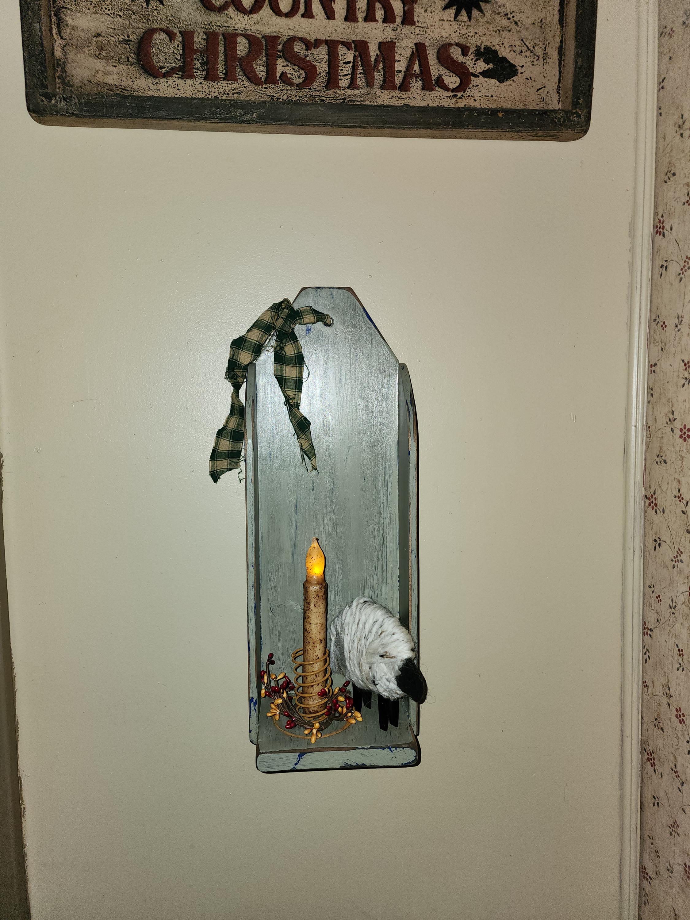 Handmade Primitive Farmhouse Style Shelf for Candles or Knickknacks - Etsy
