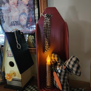 Handmade Primitive Farmhouse Style Shelf for Candles or Knickknacks - Etsy