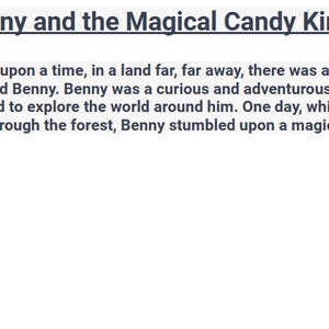 Bed Time Story for Kids. Benny and the Magical Candy Kingdom. Story for ...