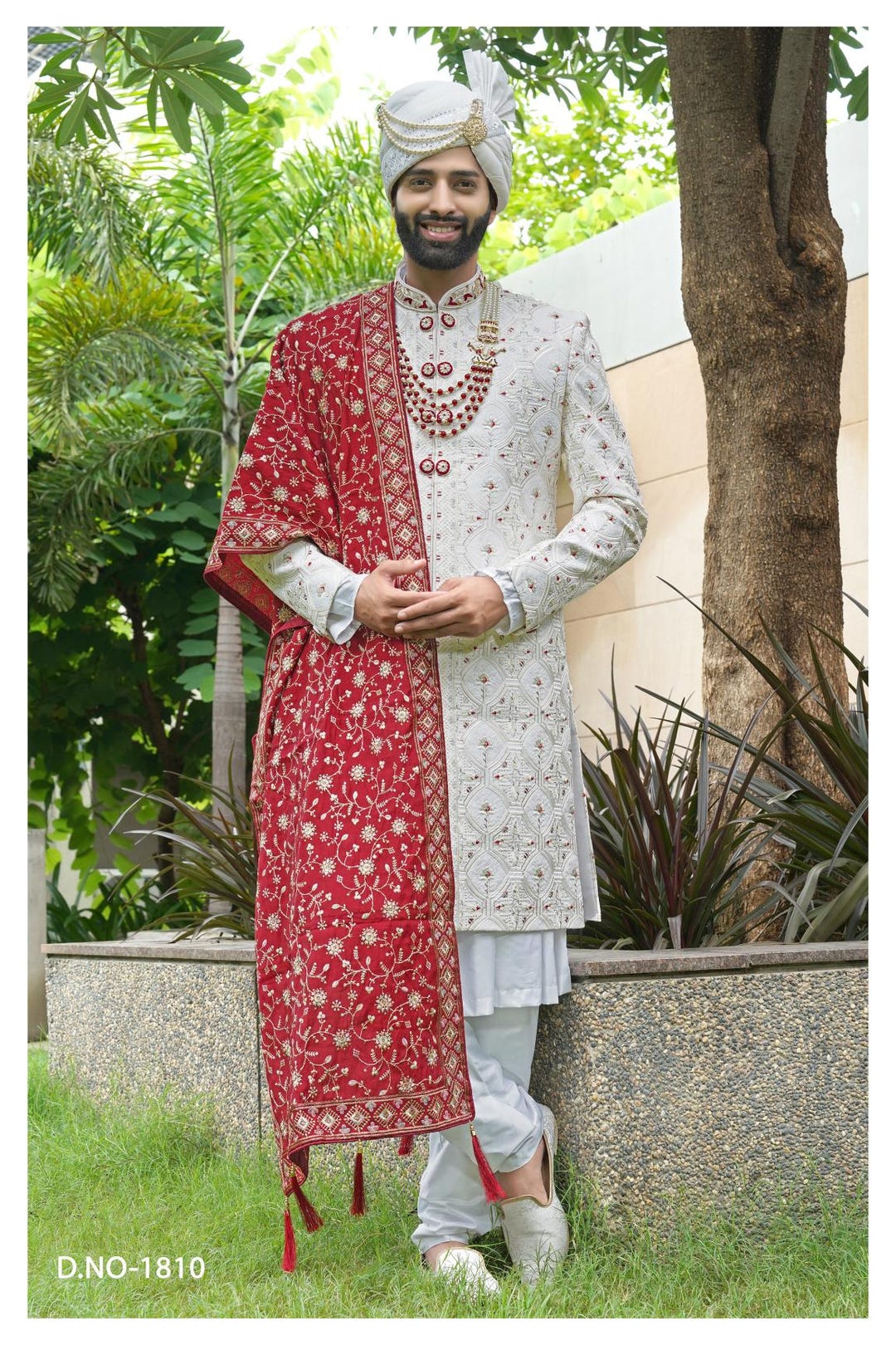 Men's Wedding Sherwani, Indian Wedding Sherwani, Ethnic Groom Sherwani ...