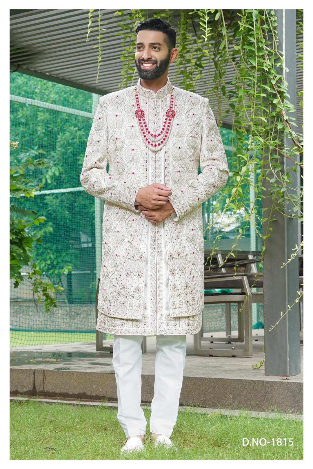 Men's Wedding Sherwani, Indian Wedding Sherwani, Ethnic Groom Sherwani ...