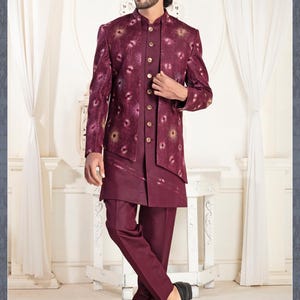 Indian Groom Sherwani, Indian Wedding Sherwani, Indian Ethnic Kurta ...