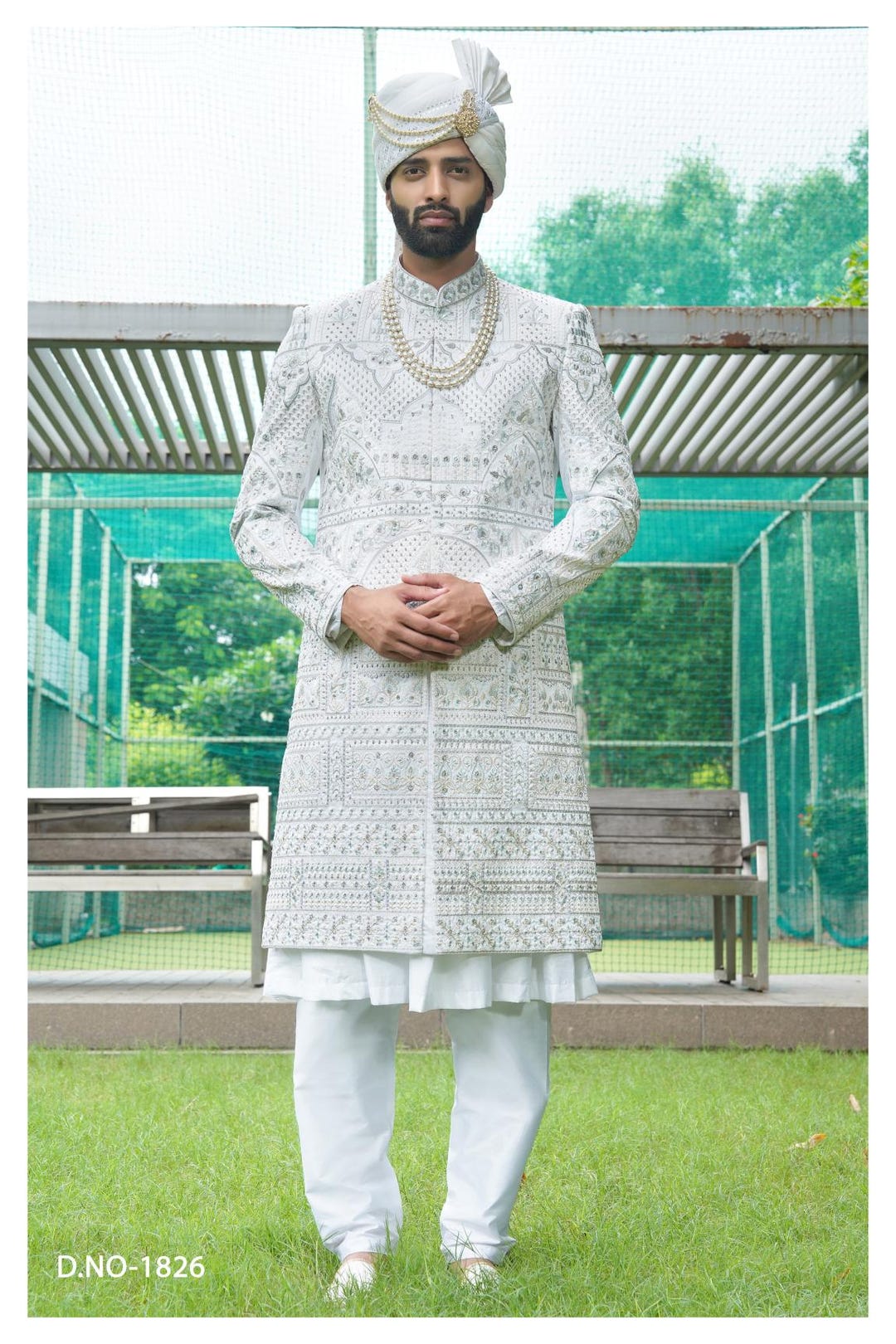 Men's Wedding Sherwani, Indian Wedding Sherwani, Ethnic Groom Sherwani ...