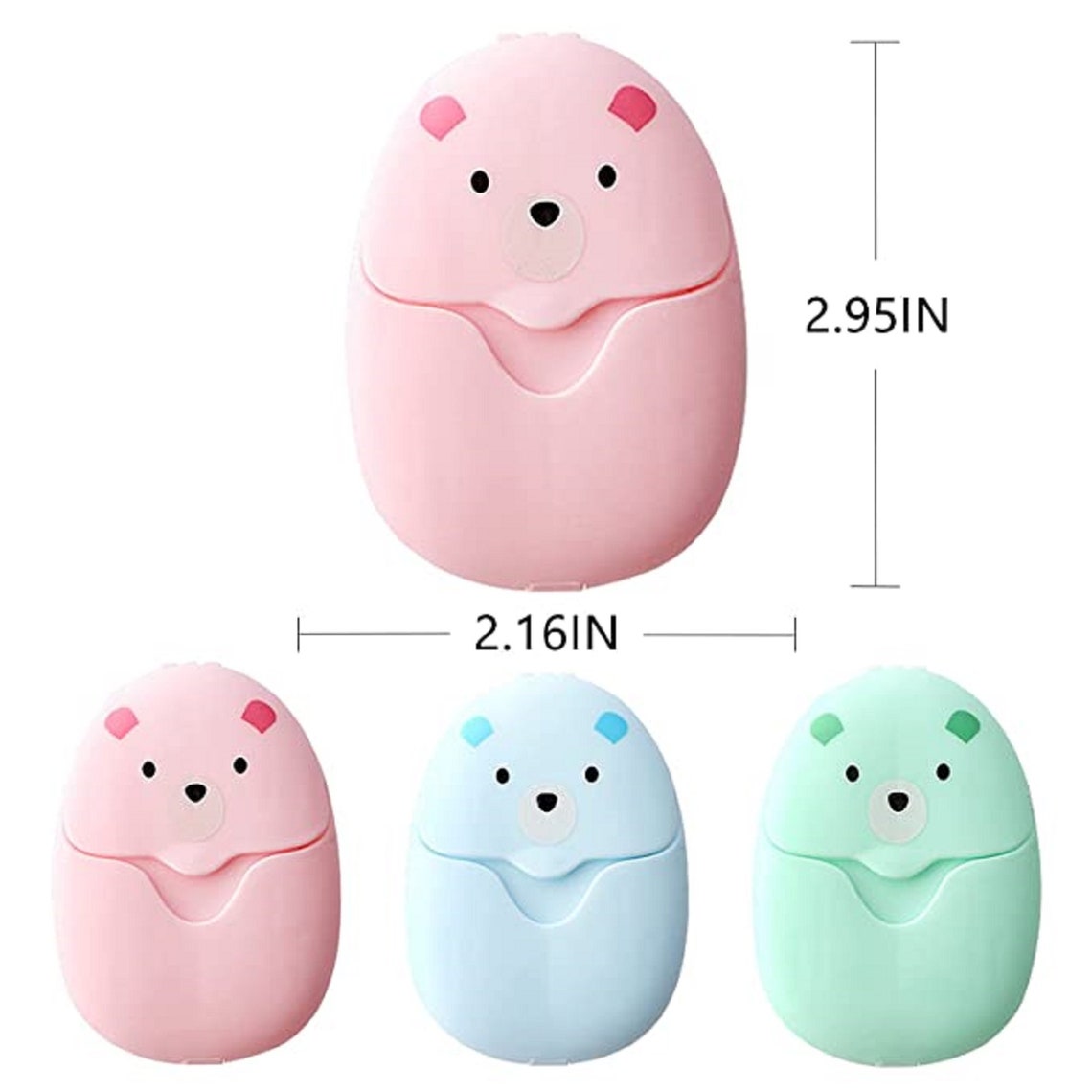 50pcs Disposable Soap Paper Travel Soap Paper Portable Practical Hand ...