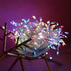 Exploding Star Fairy Lights, Starburst String Lights, DIY Indoor ...
