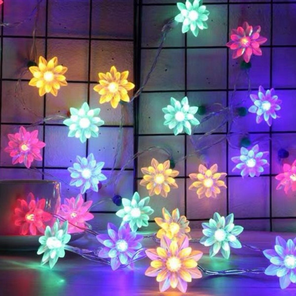 Flower String Lights - Etsy