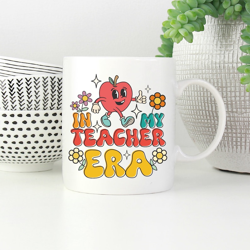 In My Teacher Era PNG Teacher Png Retro Teacher Png First - Etsy