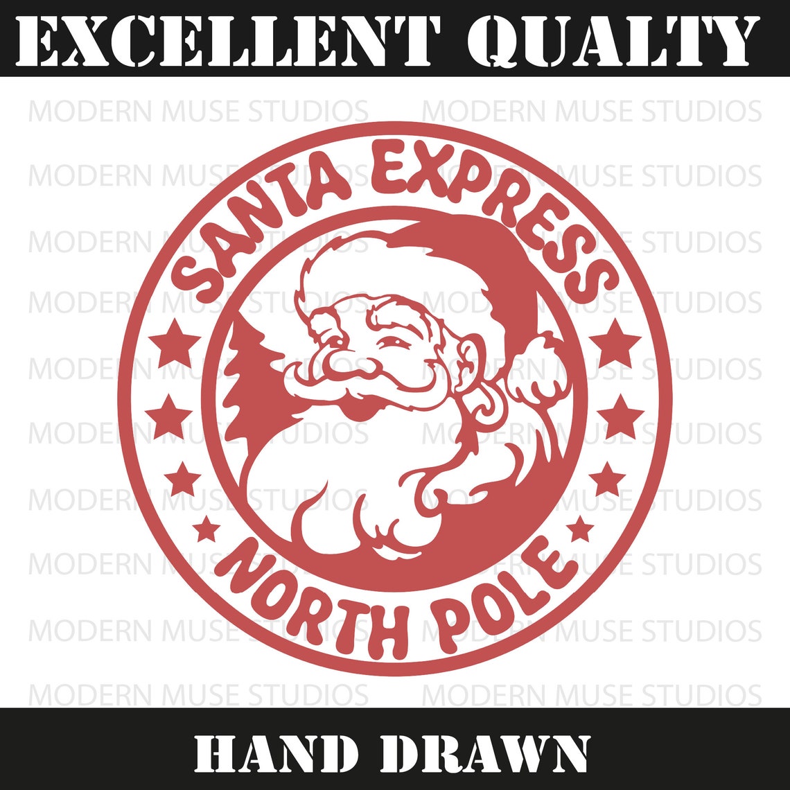 Santa Claus Svg, Santa Claus Stamp, Merry Chrismas Svg, Christmas Cut ...
