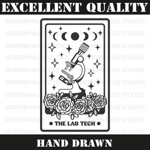 The Lab Tech Svg, Medical Lab Tech Svg, Lab Tech Tarot Card, Lab Tech ...