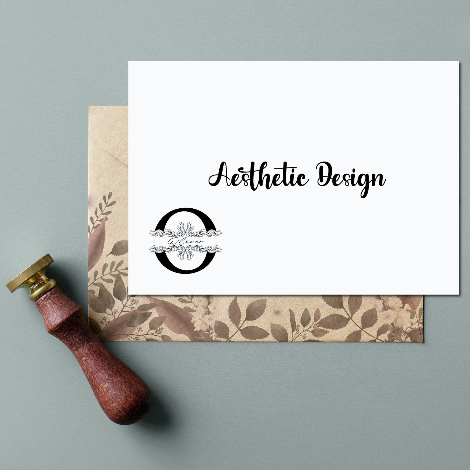 Aesthetic Split Monogram Font Svg Png Pdf Monogram Frame - Etsy