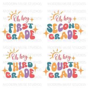 Oh Hey First Day of School Svg Bundle, Back to School Svg, Oh Hey First ...